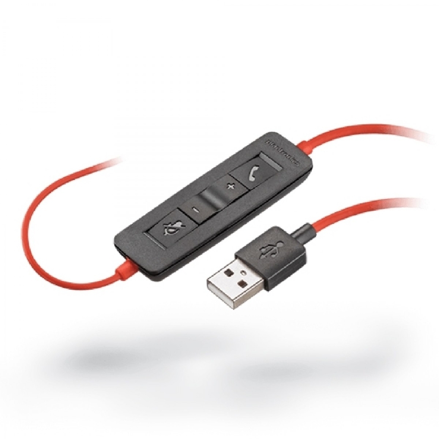 DIADEMA HP POLY 8X228A6 BLACKWIRE C3220/ ALAMBRICA BINAURAL USB-A USB-C ...