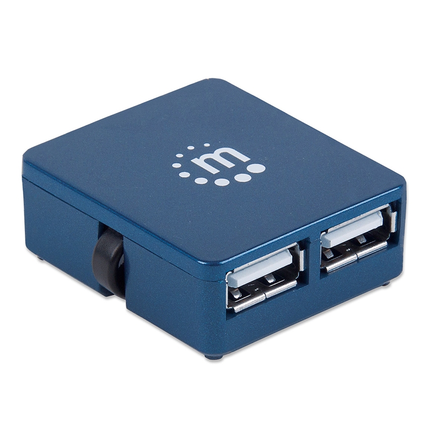 HUB USB,MANHATTAN,160605, V2.0 4 PTOS MICRO