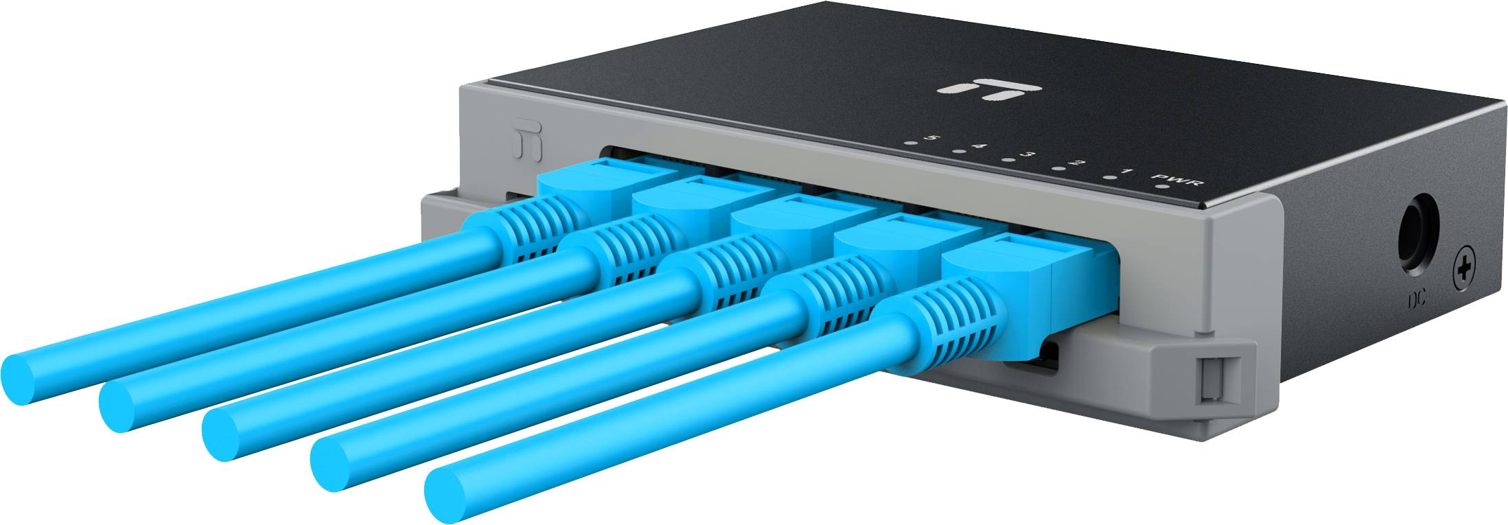 Switch NETIS modelo ST105D, 5 puertos 10/100Mbps Switch de escritorio ...